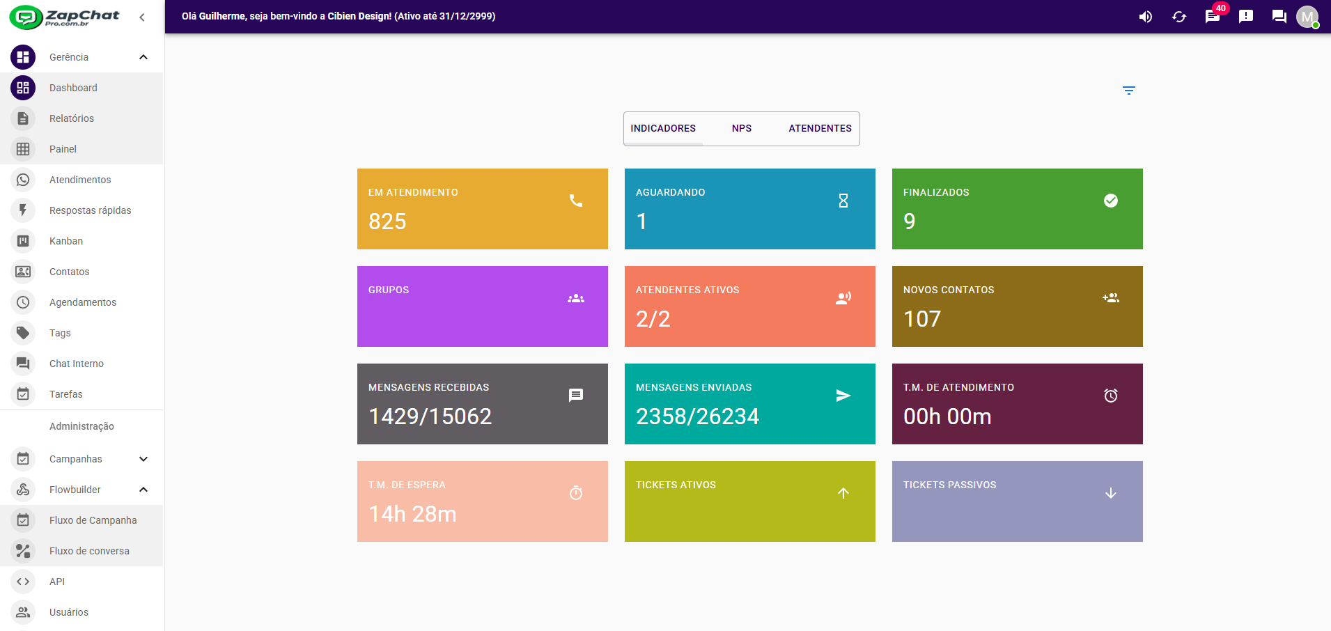 Início - Zap Chat Pro